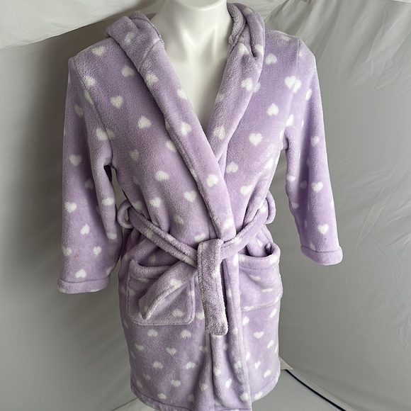 Pottery Barn Kids | Pajamas | Pottery Barn Lavender And White Heart ...